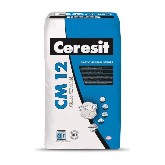 Ceresit CM 12 White - Elastični lepak 25kg