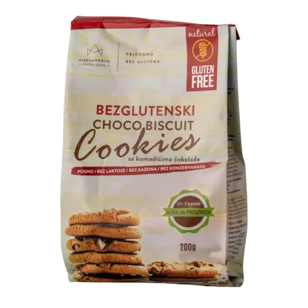 Cookies bez glutena sa čokoladom 200 g