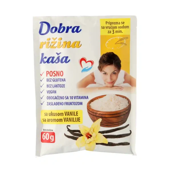 Dobra pirinčana kaša sa ukusom vanile 60 g