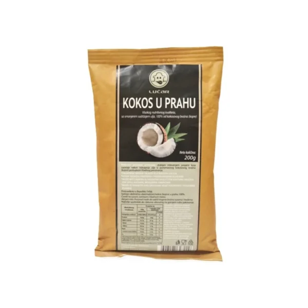 Kokos u prahu 200 g Lucar