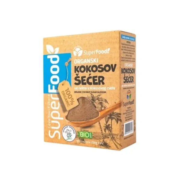 Kokosov šećer organic 200 g SuperFood