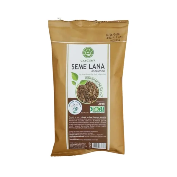 Lan seme organic 250 g Lucar