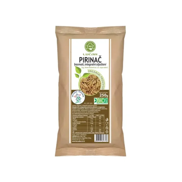 Pirinač basmati int. organic 250 g Lucar