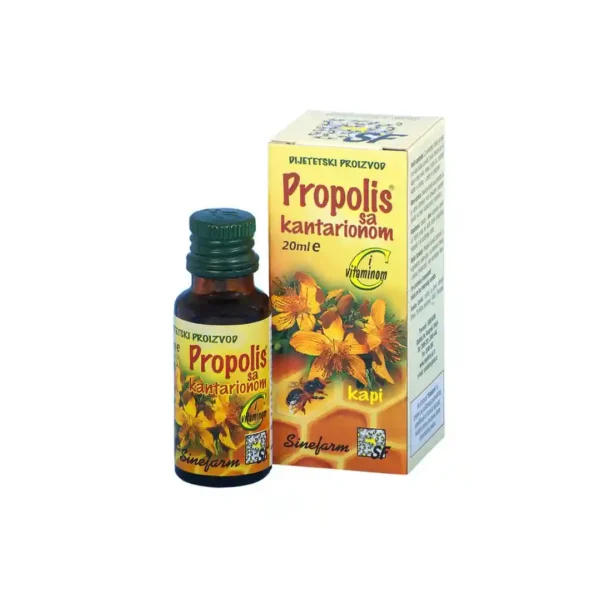 Propolis sa kantarionom i C vit. 20 ml SF