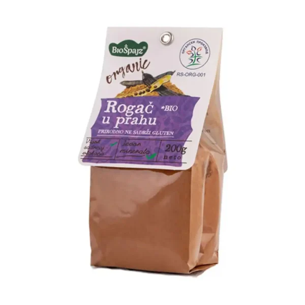 Rogač u prahu organic 200 g BioSpajz