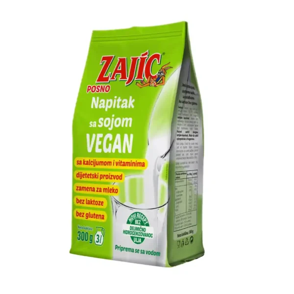 Sojino mleko vegan 300 g Zajic