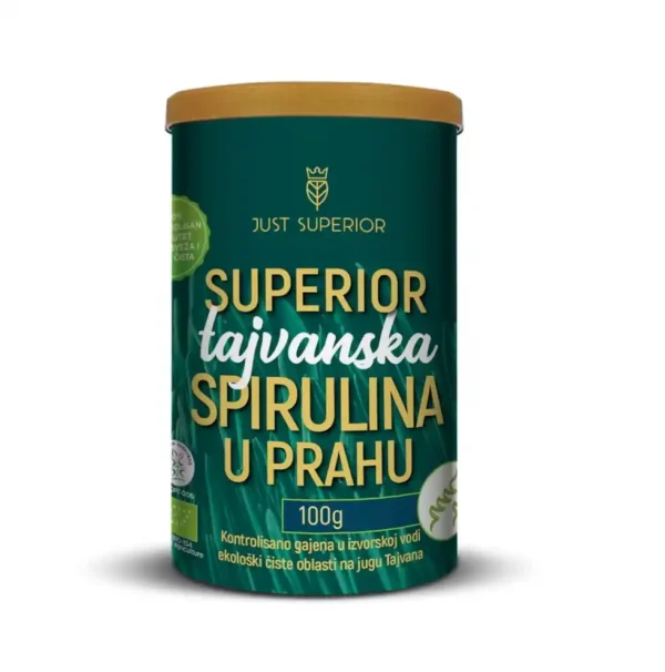 Tajvanska spirulina 100g Just Superior