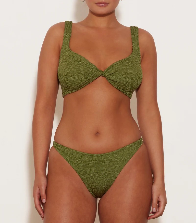 HUNZA JUNO BIKINI METAL/MOSS