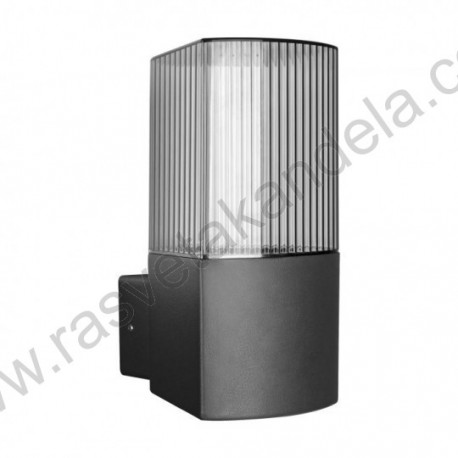 Baštenska zidna lampa PEONIA 1xE27 AD-OP-6581BE27PP crna