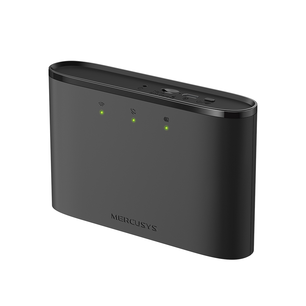 Mercusys MT110 4G FDD/TDD-LTE MiFi prenosni bežični ruter sa modemom 150Mb/s down & 50Mb/s upload, baterija 2200mAh (do 10 sati), 2.4GHz WiFi 802.11b/g/n, do 10 klijenata, SIM slot, MERCUSYS App