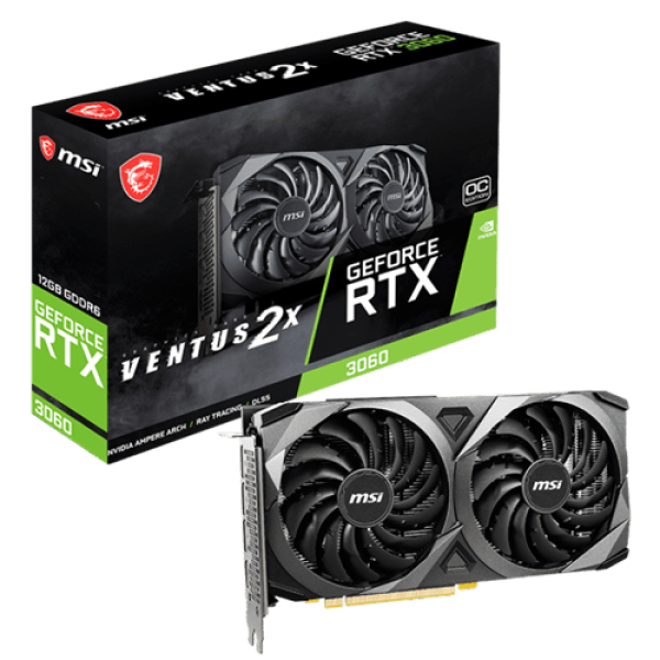 SVGA MSI Geforce RTX3060 VENTUS 2X 12G DDR6 OC, 912-V397-663