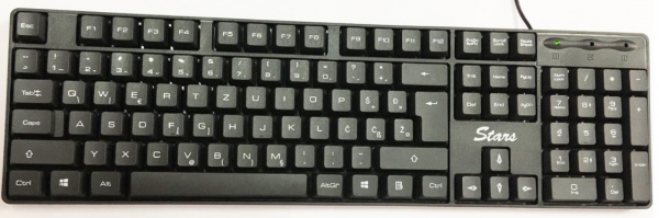 Tastatura Stars Solutions USB YU black