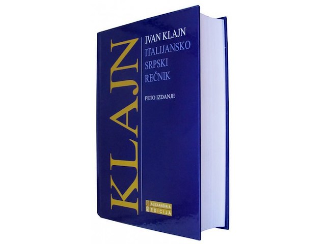 ITALIJANSKO-SRPSKI REČNIK - Ivan Klajn