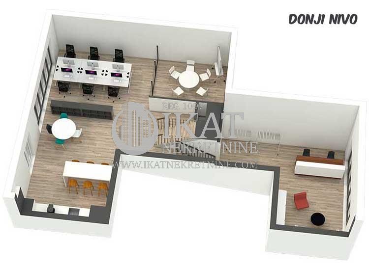 Dušanovac, Voždovac poslovni prostor 256.45m2 ID#3632 692.415 €