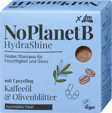 No Planet B
HydraShine čvrsti šampon za kosu, 75 g