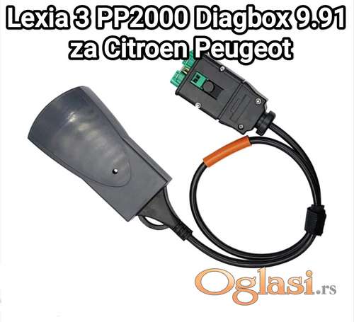 Lexia 3 PP2000 Diagbox 9.91 za Citroen Peugeot