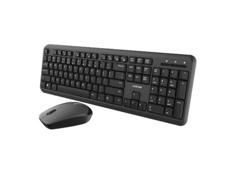 CANYON SET-W20 UK/US KEYBOARD+MOUSE VELVET WIRELESS BLACK