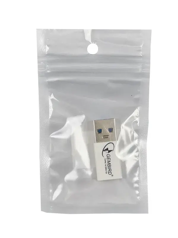 GEMBIRD CCP-USB3-AMCM-0M** Adapter USB 3.1 AM to Type-C, Beli