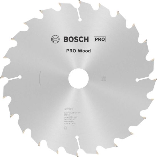 Bosch PRO Wood list kružne testere 230x2.8x30 mm 24z ATB max 6.500 o/min (2608640627)