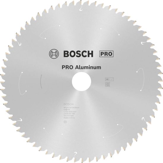 Bosch PRO Aluminium list za akumulatorsku kružnu testeru 254x2.4x30 mm 68z HLTCG max 6.000 o/min (2608837780)