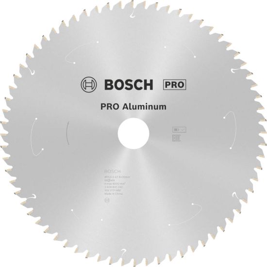 Bosch PRO Aluminium list za akumulatorsku kružnu testeru 254x2.4x30 mm 68z HLTCG max 6.000 l/min (2608842242)