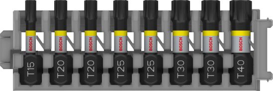 Bosch PRO Torx Impact bitovi T15, T20(x2), T25(x2), T30(x2), T40, dužina 25 mm 8/1 (2608522322)