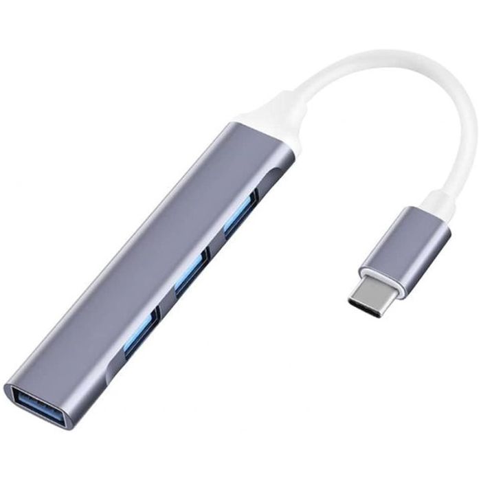 USB 3.1 tip C - HUB 4port USB 3.0 crni