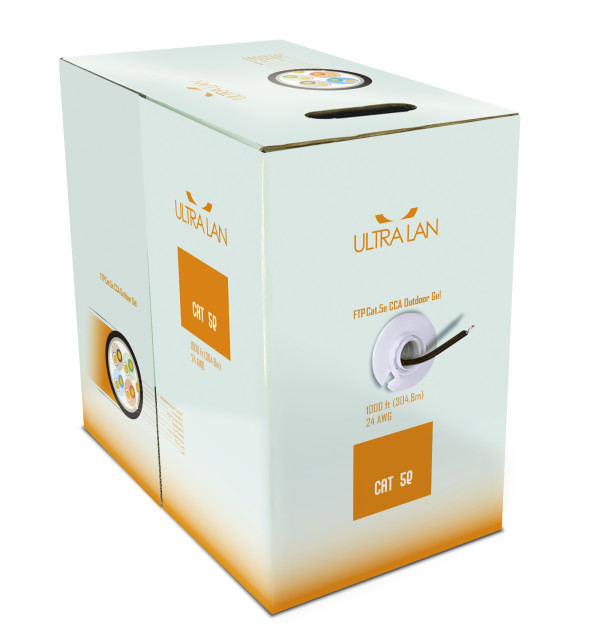 UltraLAN FTP cable cat 5e CCA PE Gel 305m (outdoor)