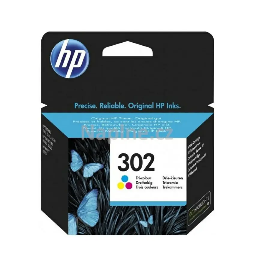 HP Kertridž F6U65AE 302 trobojni