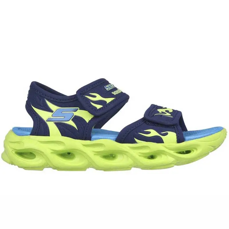 Skechers Sandale za dečake Thermo-Splash, Teget-zelene