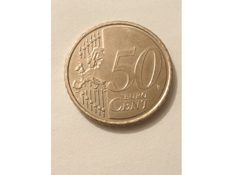 50 eurocenti 2007 slovenija u XF klasi