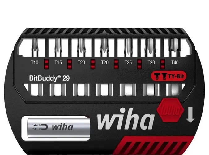 Wiha 42136 BitBuddy® TY set bitova, 29 mm Torx® 1/4″, 9 delova