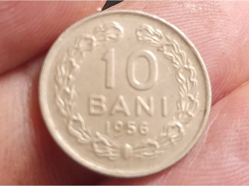 Rumunija, 10 bani 1956