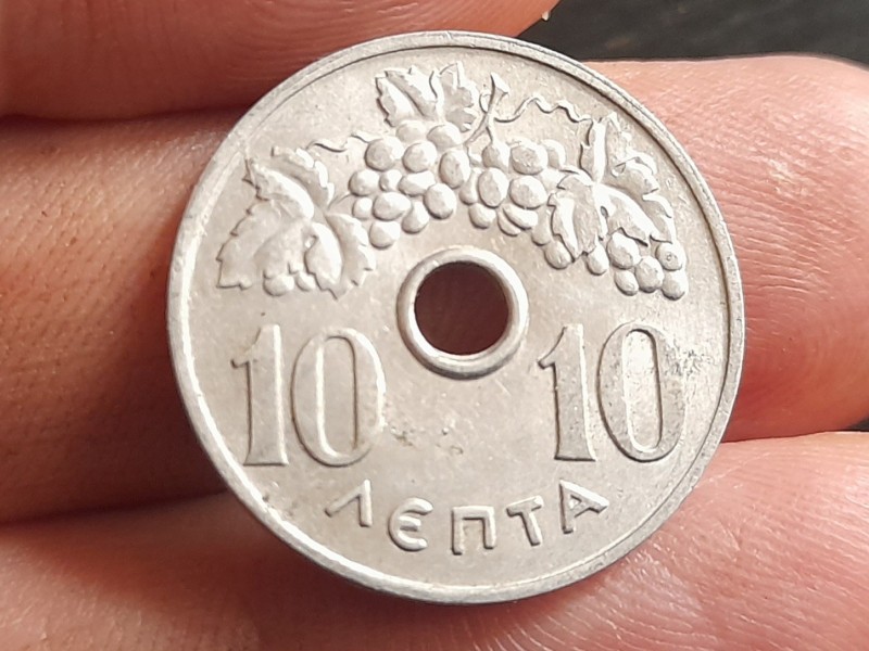 Grcka, 10 lepta 1969