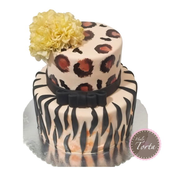 Animal print spratna torta