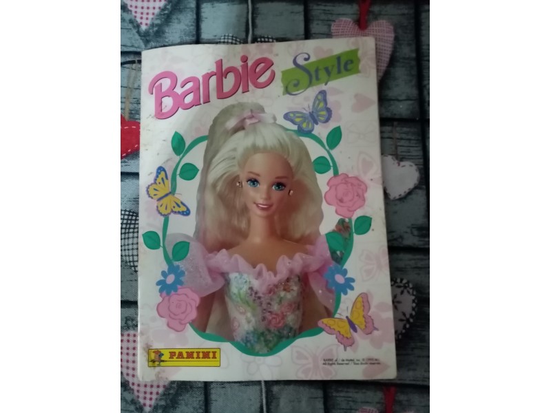 BARBIE STYLE album sa slicicama PANINI 1995god rasproda