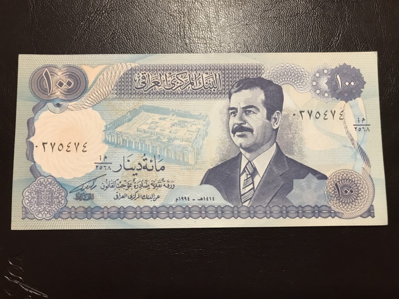 IRAK 100 DINARA. UNC.