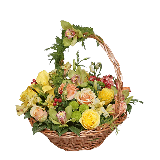 "Teleflora Flower Basket"