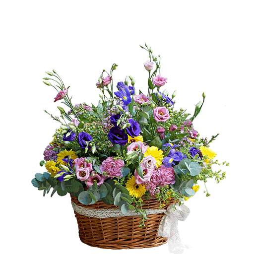 Teleflora basket of flowers