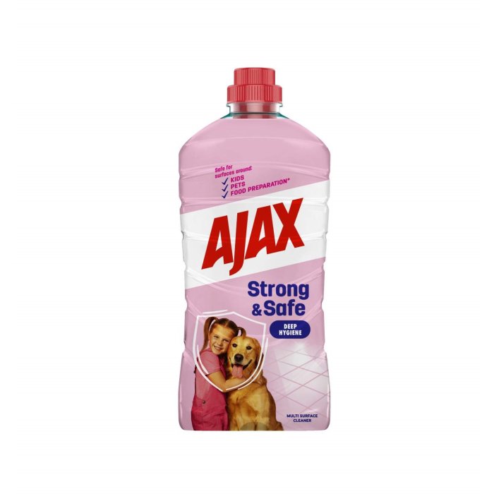 Ajax tečnost za podove Strong & Safe 1l