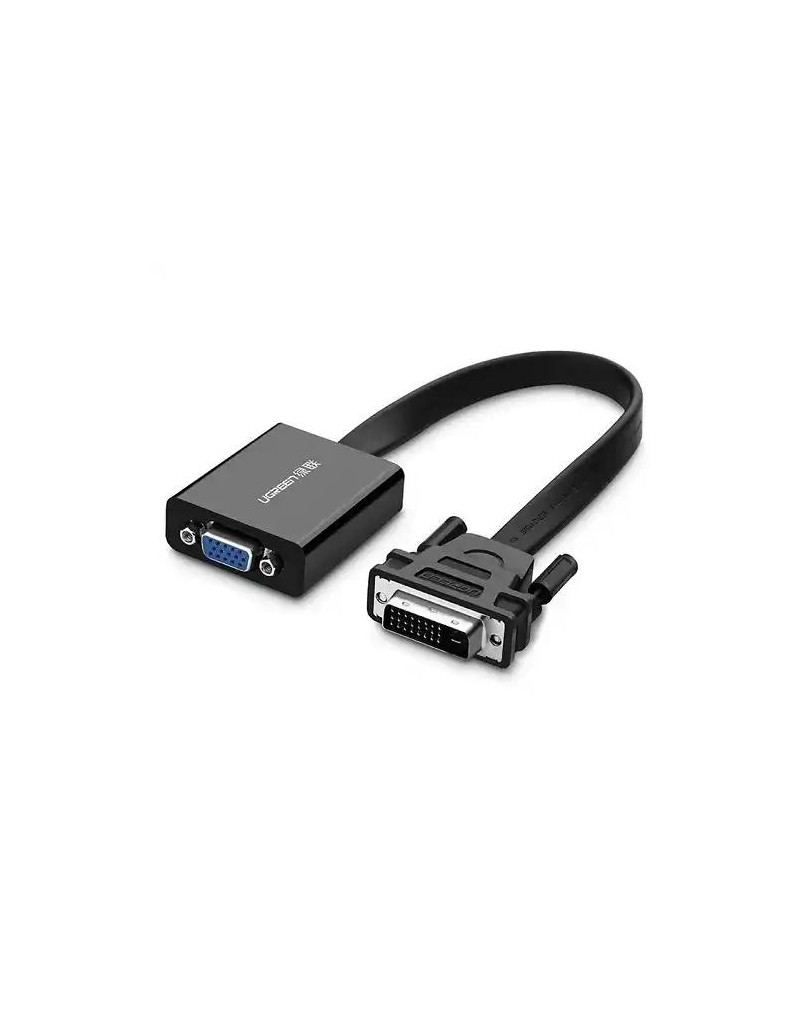 Adapter konverter DVI-D - VGA Ugreen MM108 flat kabl