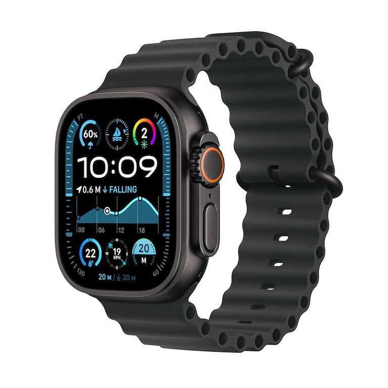 APPLE Watch Ultra 2 (2024) 49 mm GPS i Cellular Black Titanium Black Ocean Band MX4P3SE/A Pametni sat