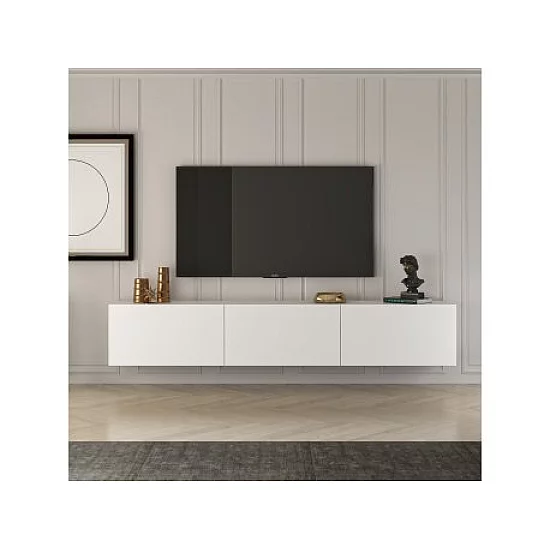 HANAH HOME TV POLICA WEST WHITE CENA