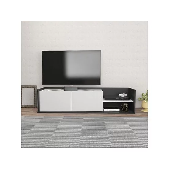HANAH HOME TV POLICA KROG ANTHRACITE WHITE CENA