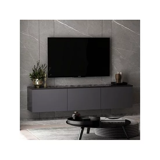 HANAH HOME TV POLICA NEON ANTHRACITE CENA