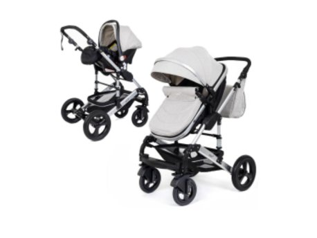 JUNGLE KOLICA ZA BEBE 3 U 1 OXY - LIGHT GREY