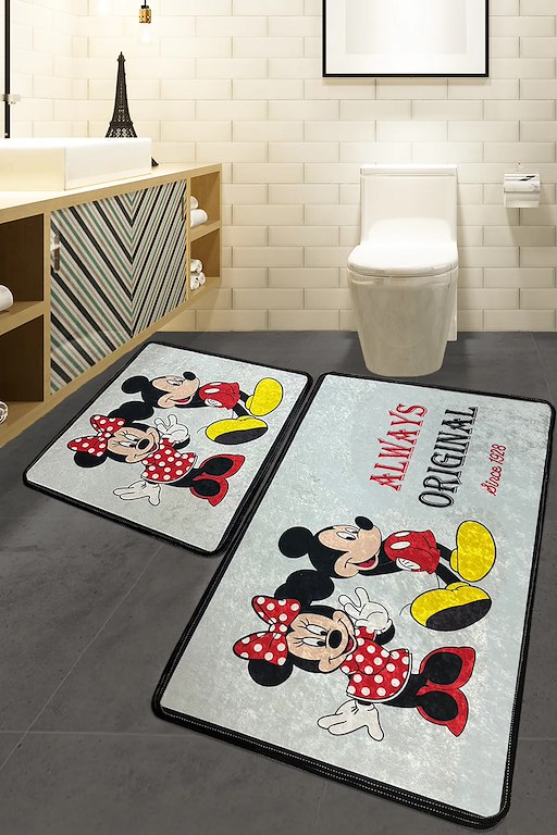 3D staze za kupatilo- Mickey & Minnie