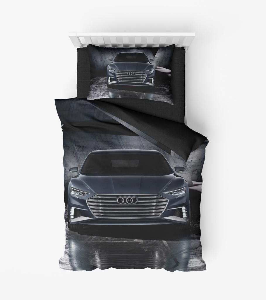 3D-SINGL POSTELJINA-Audi gray