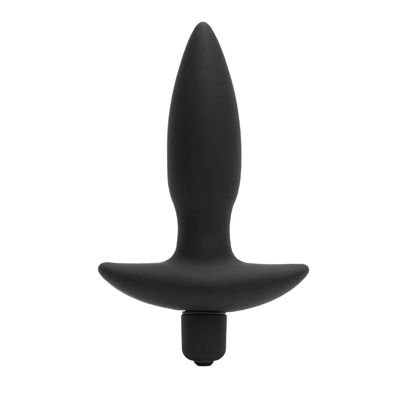 Silikonski analni vibrator - S Vibrating Anal Plug