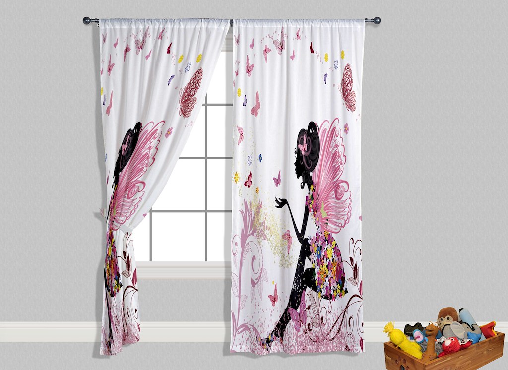 MEY HOME 3D-Draperi-Fairy & butterflies